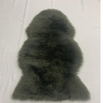 China Black Chair Sheepskin Cushion Pads Faux Fur OEM for sale