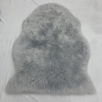 Cina Imitazione Pad di sedile in pelle di pecora grigio Pelliccia sferica pelliccia in vendita