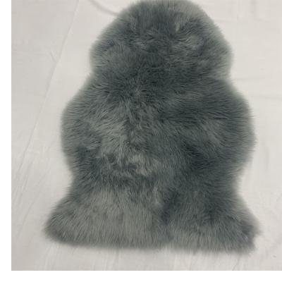 Cina Imitazione Pad di sedile in pelle di pecora grigio Pelliccia sferica pelliccia in vendita