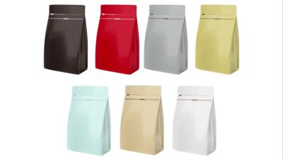 China Plastic Biodegradable Coffee bag with zipper for sale