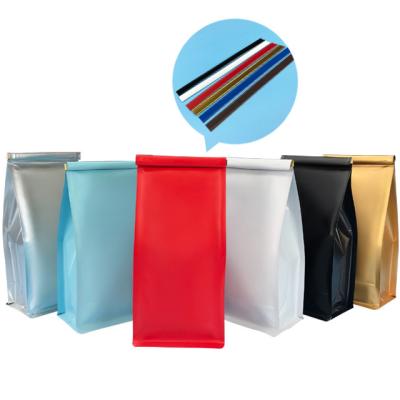 China Food Grade Matt Aluminum Foil Coffee Packing Bags Bags For Coffee With Tin Tie for sale