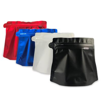 China Stand Up Coffee Bags Pouch Matt blue black red Coffee Bags With Zipper for sale