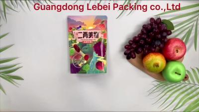China Custom Food Grade Stand Up Bag Plastic Pouch Food Dried Fruit Packaging Zipper Bags for sale