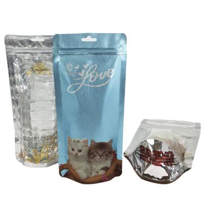 China Wholesale Laminated Plastic Custom Printed Zipper Cat Pet Food Packaging Stand Up Pouch Pet Food Bag for sale