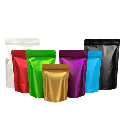 China Wholesale Stand Up Pouch Aluminum Foil Zipper Top Candy Dried Fruit Packaging Bag for sale