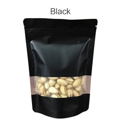 China Aluminum Foil Stand Up Pouches Zip Lock  For Nut Food Packaging Bags for sale