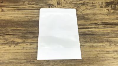 China Wholesale Packaging White Kraft Paper Pouch Zip Lock Stand Up Food Packaging Bags for sale