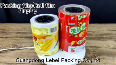 China Optional Factory Price Plastic Bopp Aluminum Foil Film Moisture Proof For Cookie Instish Coffee Powder Food Packing Film for sale