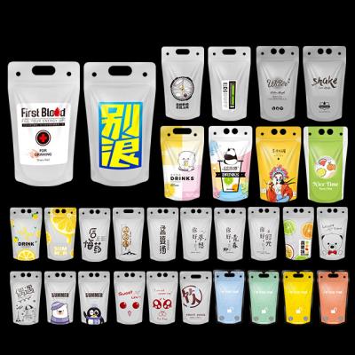 China High Quality Wholesale Packaging Bags For Liquid Custom Printing Spout Pouch With Handle Zipper Stand Up Pouch for sale