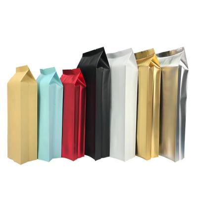 China Colorful Custom Universal Food Packing Bag Coffee Organ Bag Suitable For Heat Sealing Coffee Bean Side Gusset Bag for sale