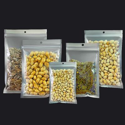 China High Quality Three Side Seal Pouches With Zipper For Food Packaging Bags for sale