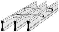 I bar steel grating