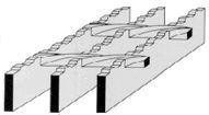 serrated bar grating