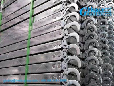 China Scaffolding Steel Planks | 250X3000mm | 1.6mm thickness | 40mm depth | Galvanized | HeslyGrating Factory, China for sale