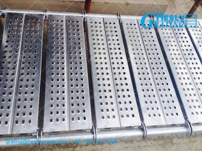China STEEL SCAFFOLD BOARDS | 230X2000mm | 1.5mm thickness | 30mm depth | Galvanized | HeslyGrating Factory, China for sale