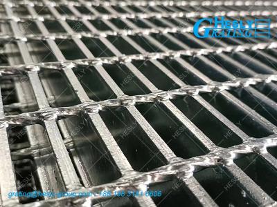 China Forge Metal Bar Grating for tank platform | 60micron Zinc Layer | 50X5mm load bar, HESLY Factory sales China Supplier for sale