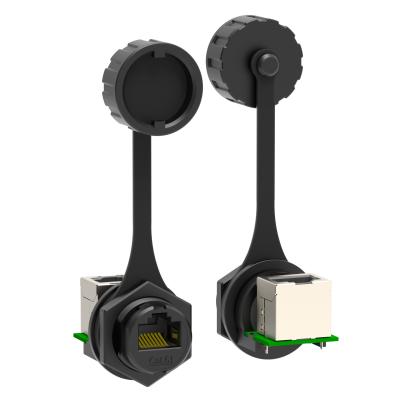 China RJ11/RJ45/RJ48 Industrial Waterproof Connector for sale