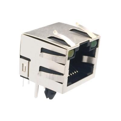 Chine Étiquette du connecteur 1x1 de carte PCB SMT RJ45 - en bas de la base-T 10/100 MIC26023-5134W-LF3 Phconn à vendre