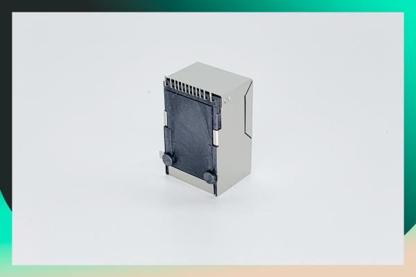 7498210220A ετικέττα επάνω στο συνδετήρα SMT RJ45 για το σημείο εισόδου rmt-462a-12f6-GY