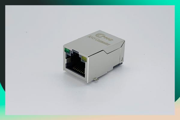 7498210220A ετικέττα επάνω στο συνδετήρα SMT RJ45 για το σημείο εισόδου rmt-462a-12f6-GY