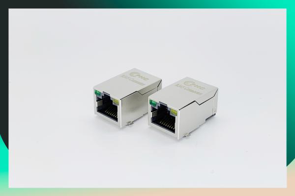 7498210220A ετικέττα επάνω στο συνδετήρα SMT RJ45 για το σημείο εισόδου rmt-462a-12f6-GY