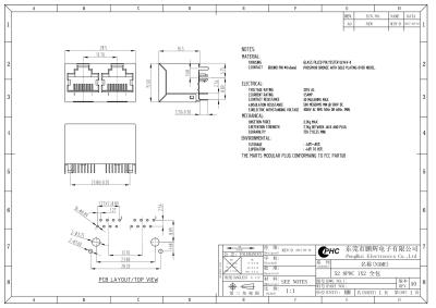 Cina vassoio dell'istantaneo dell'oro del porto 1x2 RJ45 Jack dei connettori modulari magnetici di Ethernet di 125VAC multi in vendita