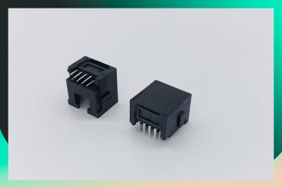China PHC52-1052-208007 Single Port Low Profile RJ45 Connector Without Magnetic Jack Modualr RJ45 for sale
