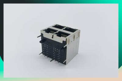 Cina Ethernet schermata porto Jack di PHC 2X2 8P8C RJ45 in vendita