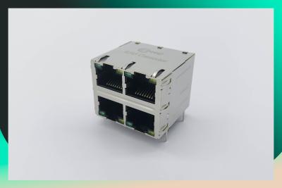 Cina Ethernet schermata porto Jack di PHC 2X2 8P8C RJ45 in vendita
