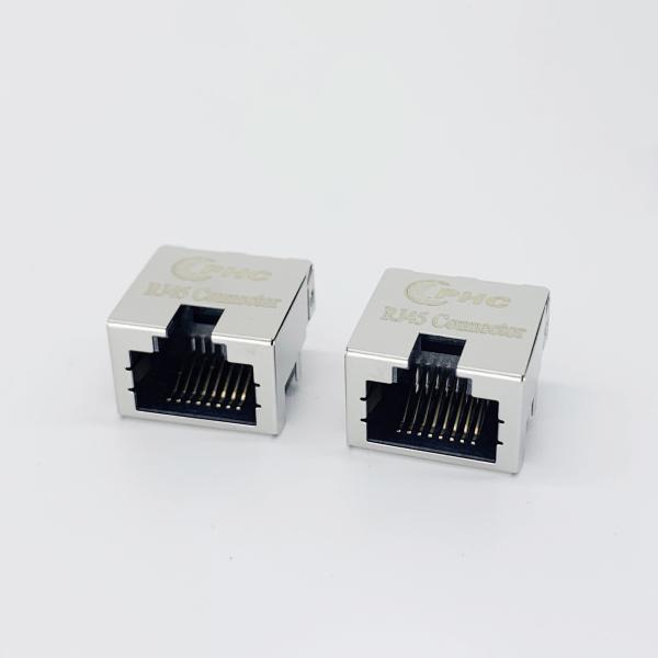 1X1 Tab Up Low Profile RJ45 Jack Without LEDs