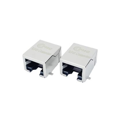 China Tab Up 100 Base-T Ethernet SMT RJ45 Modular Jack for sale