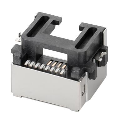 Cina Connettore modulare femminile magnetico RJ45 con il terminale del bronzo fosforoso in vendita