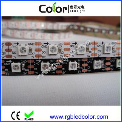 Chine bande numérique 30 de 10/12mm blanche/de noir carte PCB DC5V RVB apa104 48 60 72 144led/m à vendre