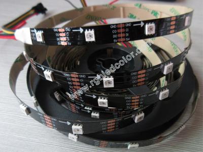 China PWB negro llevado a todo color del blanco de la tira apa102 los 48LED/m en venta