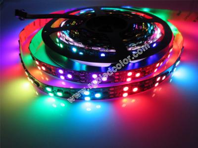 Chine la triangle de dc12v ws2811 90led a mené luminosité de carte PCB de noir de largeur de la bande 15mm l'intense pour la barre de disco à vendre