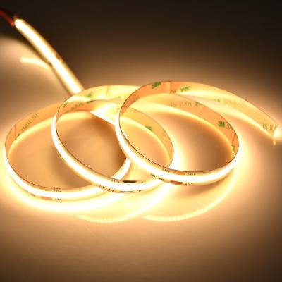 China dc24v dimmable controllable cri80 white led strip cob for sale