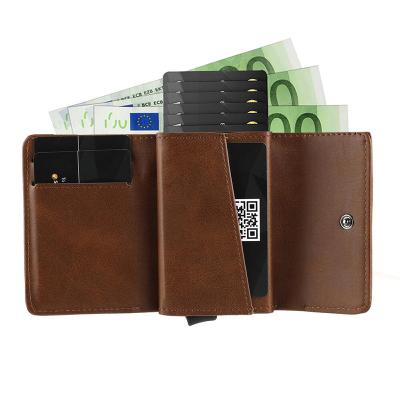 Cina Portafoglio per possessori di carte di credito in stile retrò personalizzato con protezione RFID e design leggero in vendita