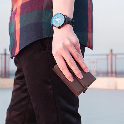 Cina Portafoglio per possessori di carte di credito in stile retrò personalizzato con protezione RFID e design leggero in vendita