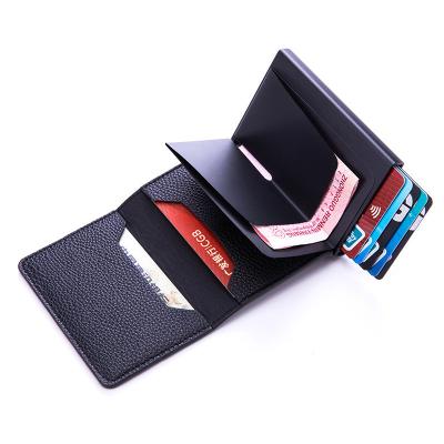 China Stylische Mode RFID Blockierung PU Leder Minimalist Brieftasche mit individueller Farbe zu verkaufen