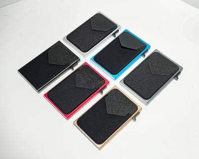 中国 2024 アルミ金属 RFID ブロック ポップアップ 財布 スリム名刺 組織 販売のため