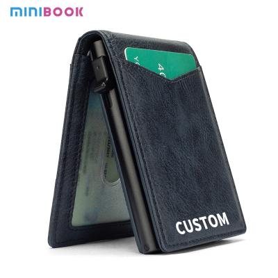Cina Portatore di carte di credito in alluminio con logo personalizzato per stili e regali minimalisti per uomini in vendita