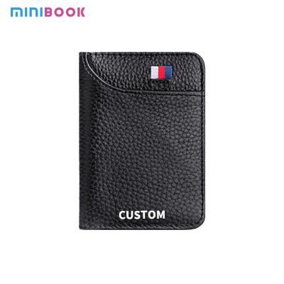 Cina Uomo RFID Bifold Pelle Carte di Credito Portamonete Money Clip con Design Minimalista in vendita