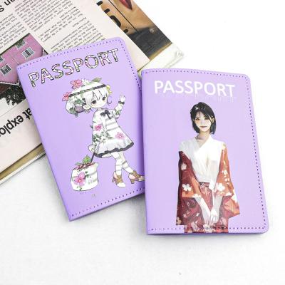 Cina Portatori di libri di passaporto con stampa UV personalizzata e portatori di carte di vaccino in stile combinato in vendita