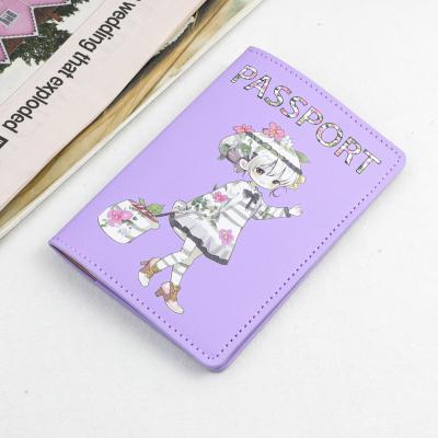 Cina Copertina del passaporto Portafoglio PU Pelle Cartolina di viaggio Logo personalizzato Stampa UV Unisex 2024 in vendita
