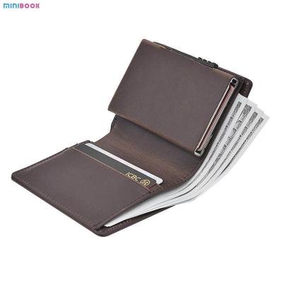 中国 男性用 アルミカードホルダー カスタム メタル ビジネス RFID ID カルテラ スリム ミニマリスト 財布 販売のため