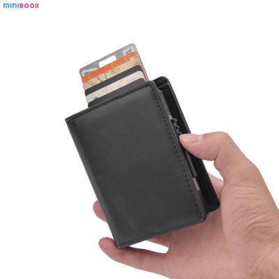 中国 男性用 アルミカードホルダー カスタム メタル ビジネス RFID ID カルテラ スリム ミニマリスト 財布 販売のため