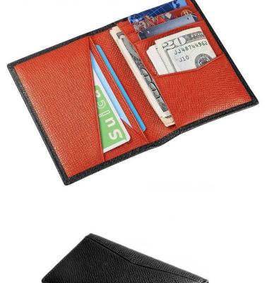 Cina Portafogli per carte di credito lunghe Pvc Puro Pelle Minimalista Portafogli Slim Portafogli Bi Fold in vendita