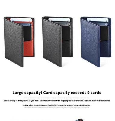 Cina Portafogli per carte di credito lunghe Pvc Puro Pelle Minimalista Portafogli Slim Portafogli Bi Fold in vendita