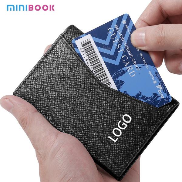 Quality Upgrade Your Style with Our Popular Ultra-thin Leather Card Holder for sale