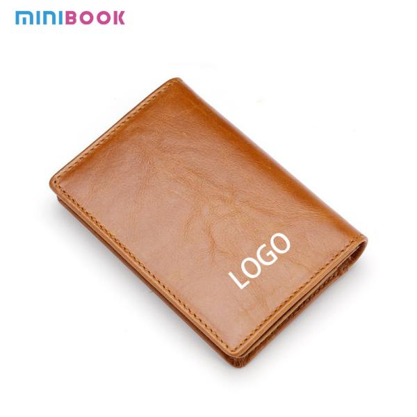 Quality Custom England Style RFID ID Credit Business Cardholder Leather Credit Card Holder Wallet for sale